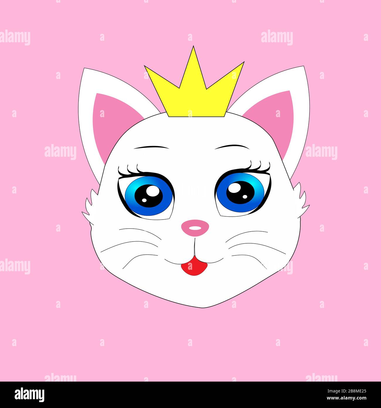 cat kitten cartoon illustration vector Stock Vector Image & Art - Alamy