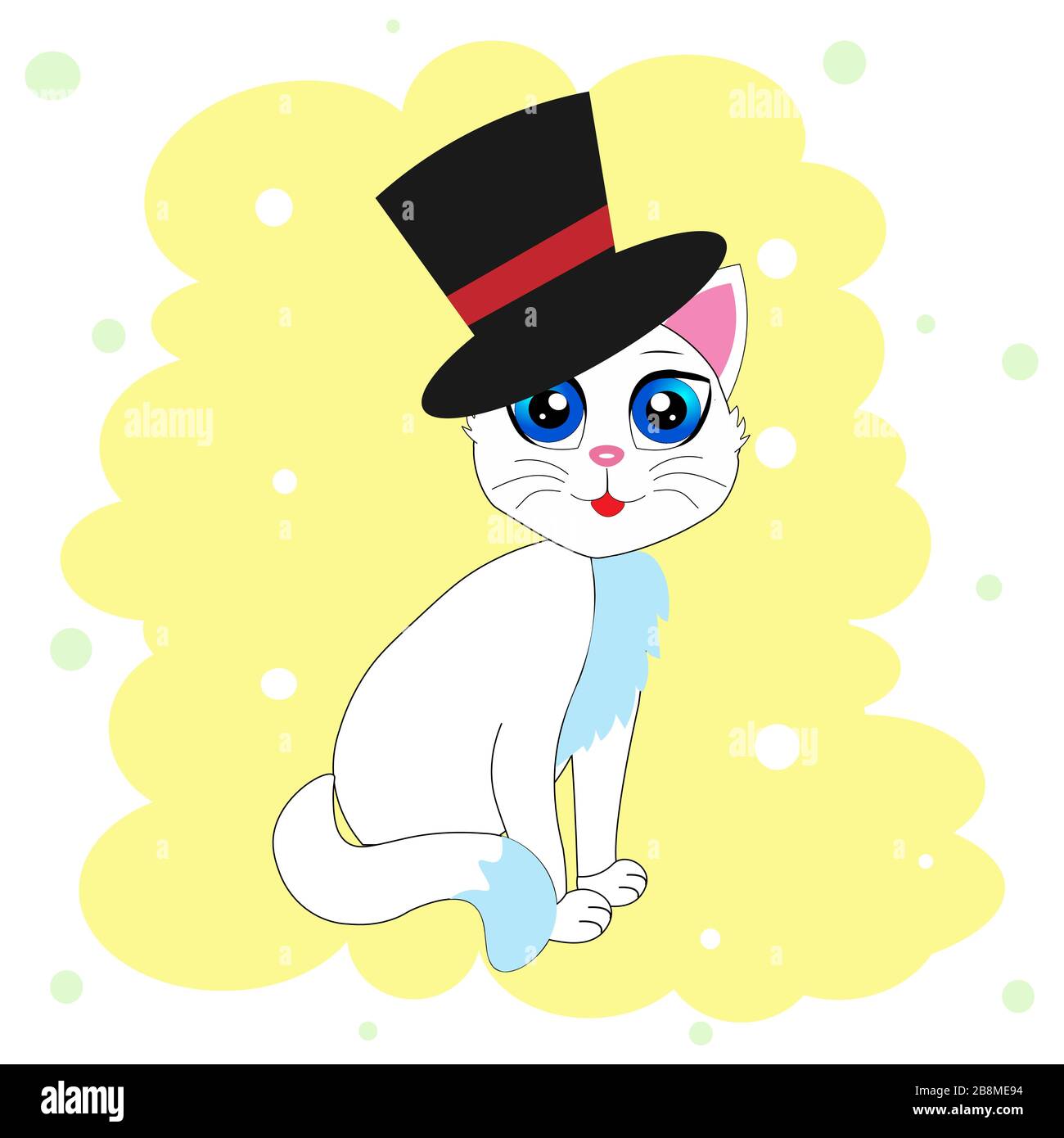 cat kitten cartoon illustration vector Stock Vector Image & Art - Alamy