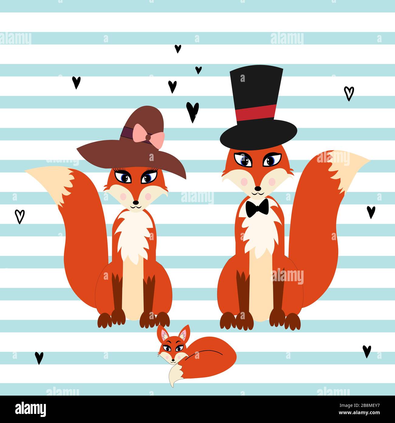 fox cartoon illustration Stock Vector Image & Art - Alamy