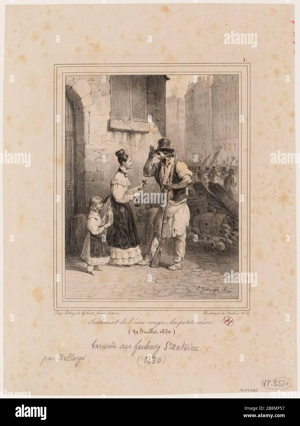 1 / Only water flushed, the little mother / (29 July 1830) [IFF 76] (TI ...