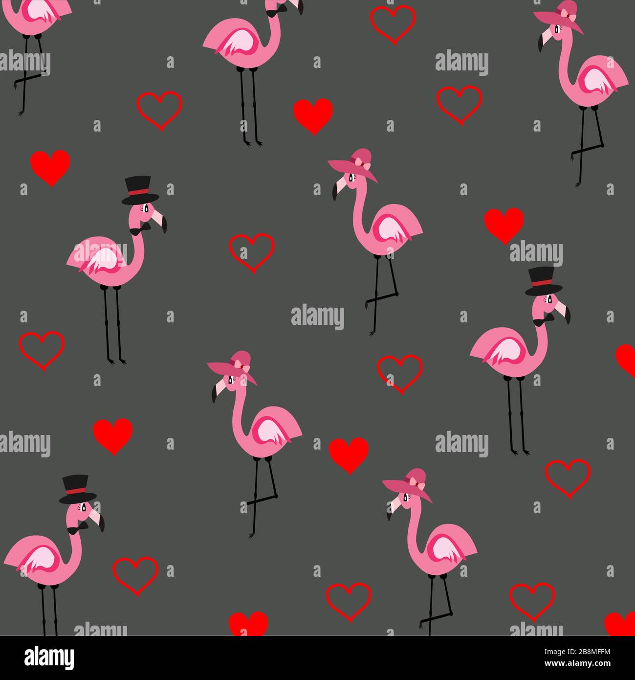 flamingo cartoon illustration vector Stock Vector Image & Art - Alamy