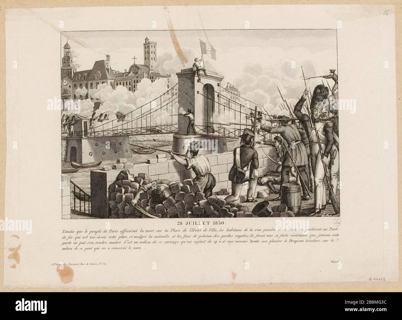 July 28 1830. (TI Stock Photo - Alamy