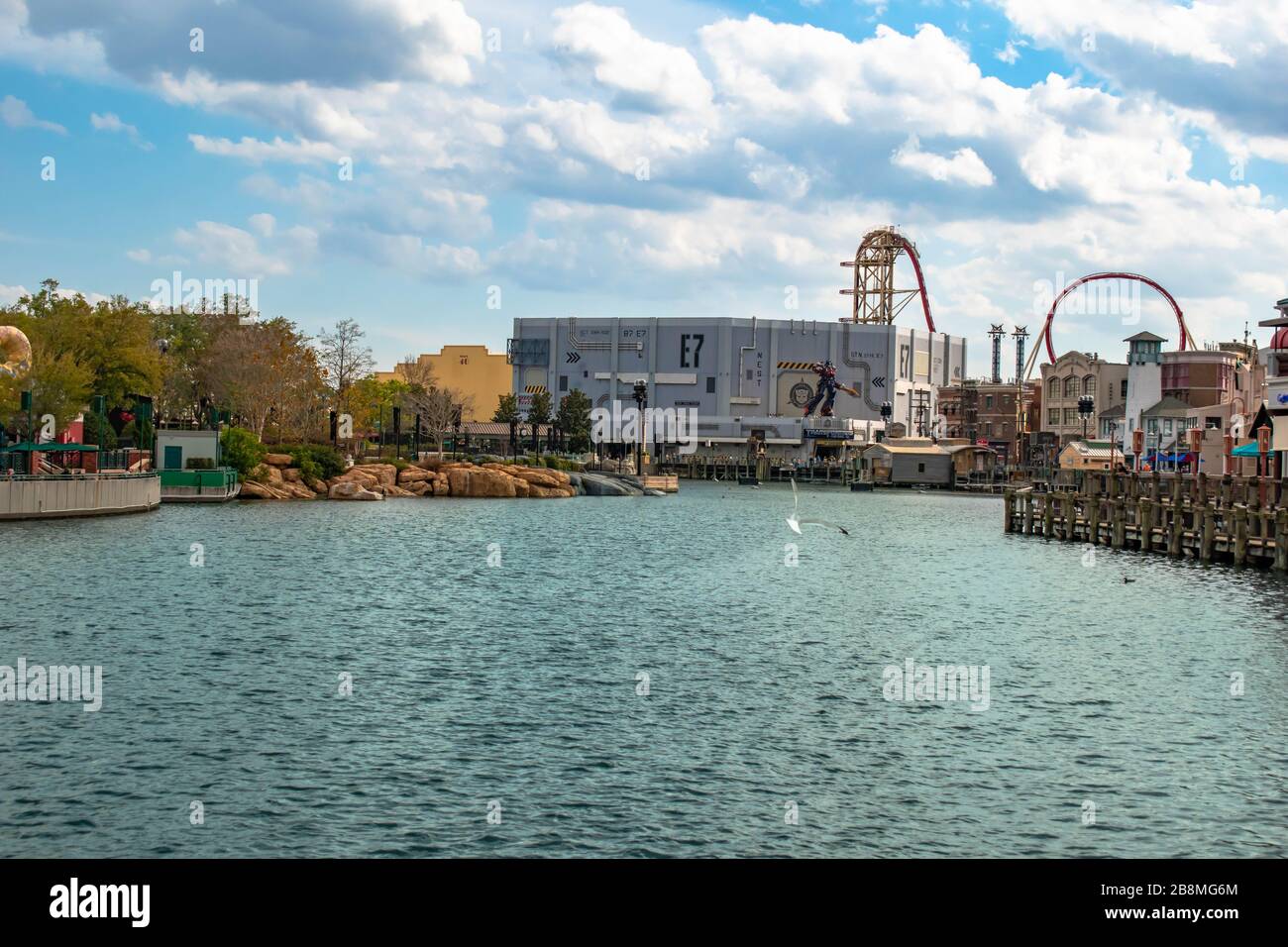 Orlando, Florida. March 02, 2020. Panoramic view of Springfield ...