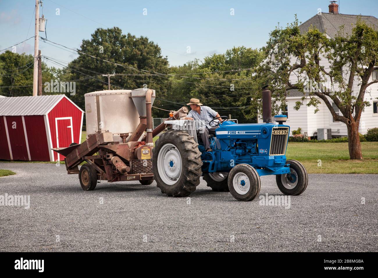 American Small Farm Workers Stock Photo - Alamy