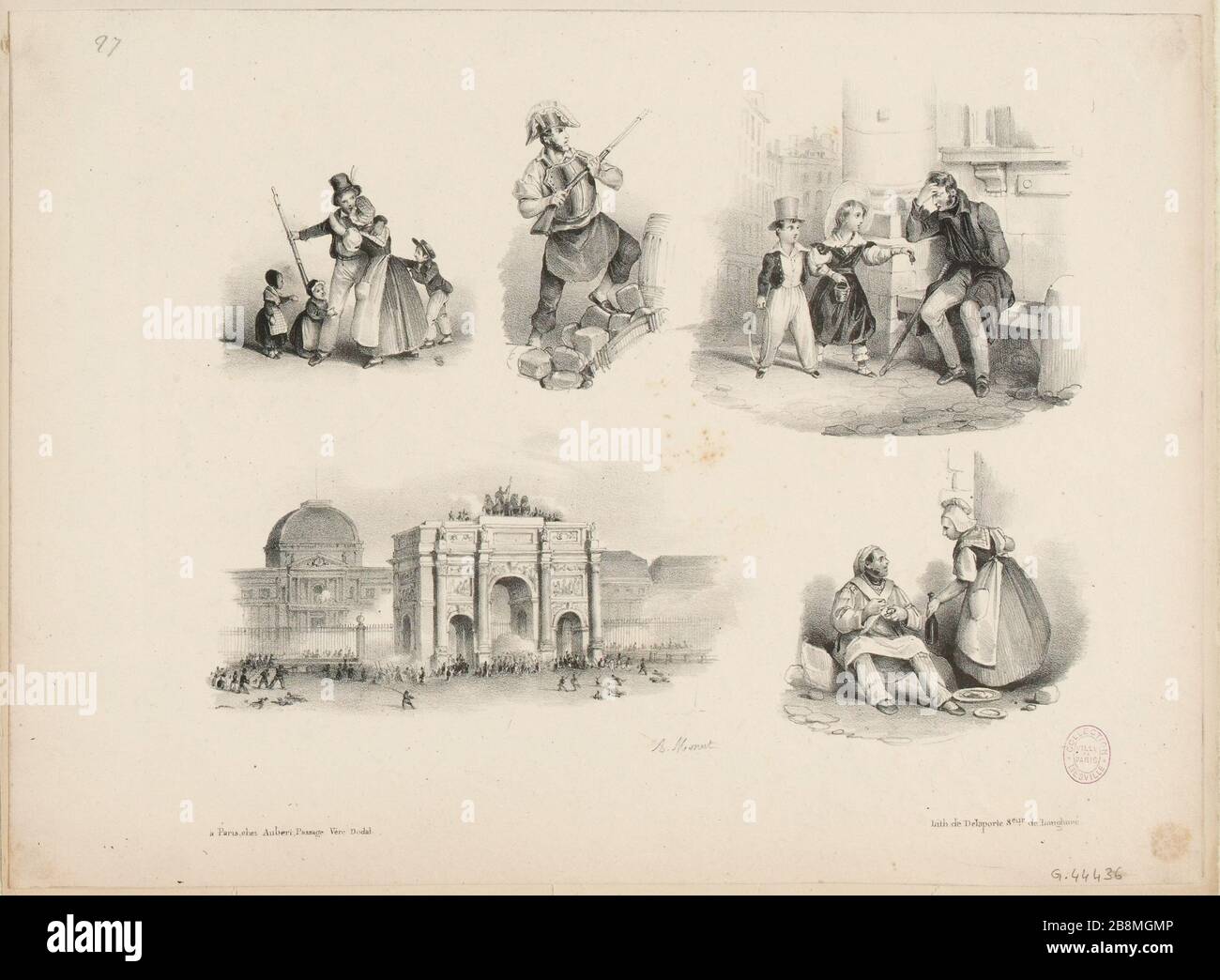 July Days 1830. (TF Stock Photo - Alamy