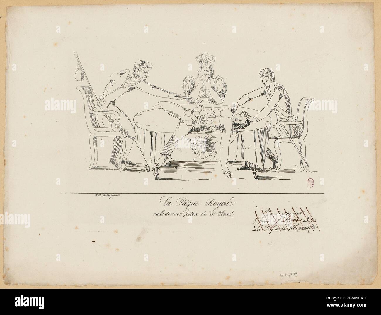 Royal Passover / or the last feast of St Cloud (IT Stock Photo - Alamy