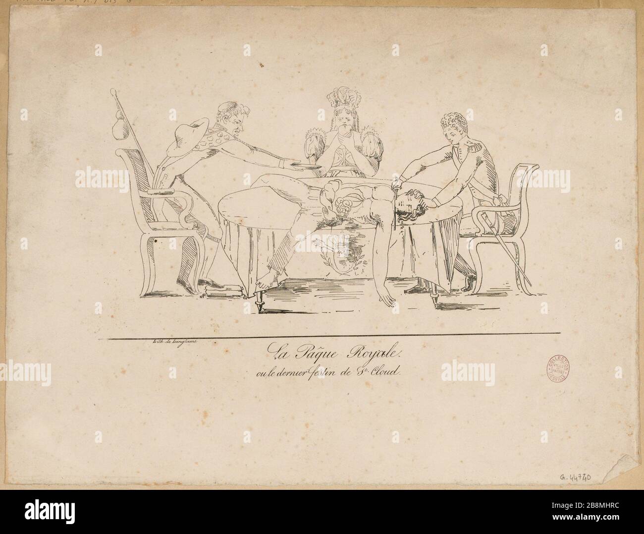 Royal Passover / or the last feast of St Cloud (IT Stock Photo - Alamy