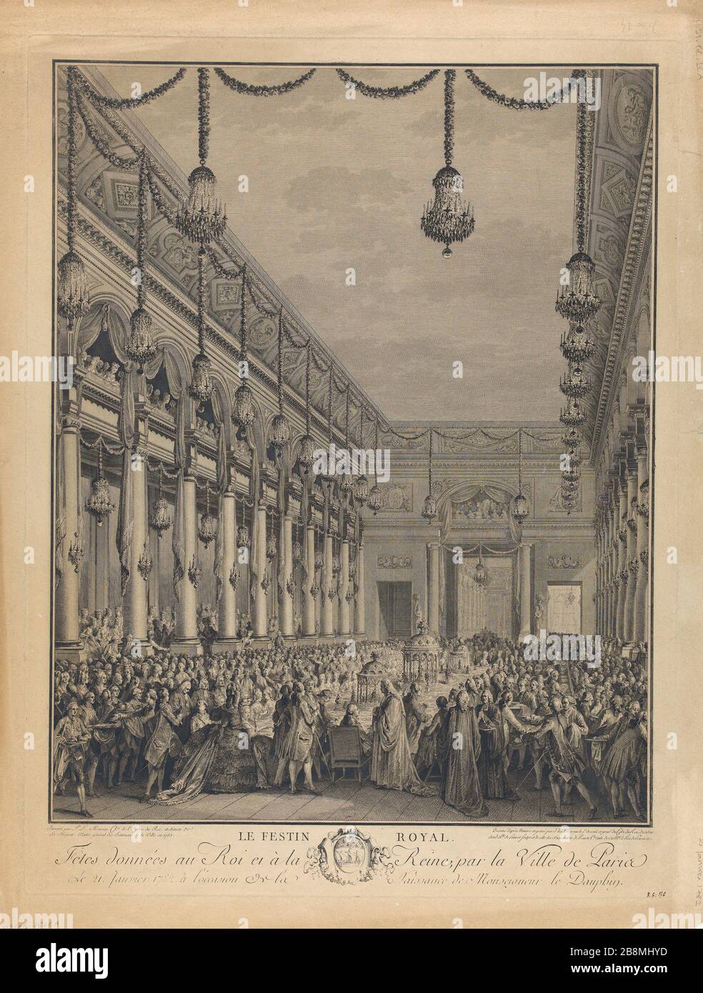 The Royal Feast Moreau le Jeune (1741-1814). "Le Festin Royal, 1782 ...