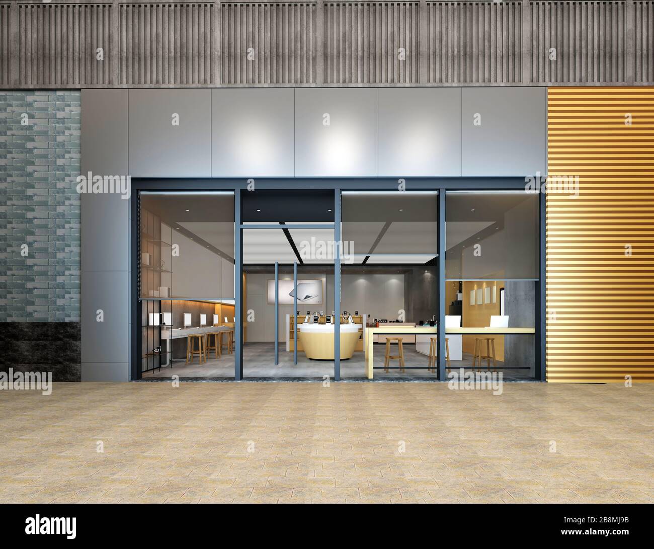 3d render technology devices store Stock Photo - Alamy