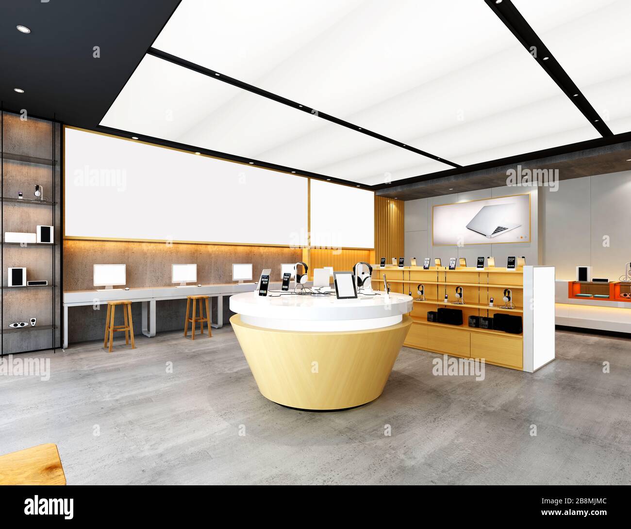 3d render technology devices store Stock Photo - Alamy