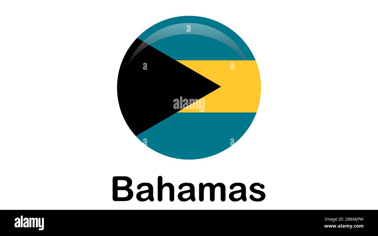 bahamas Flag for Independence Day and infographic Stock Vector Image ...
