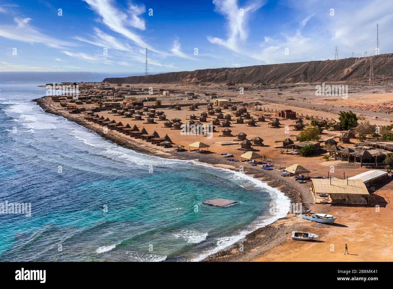 A Red Sea resort camp in the Sinai, Egypt Stock Photo - Alamy