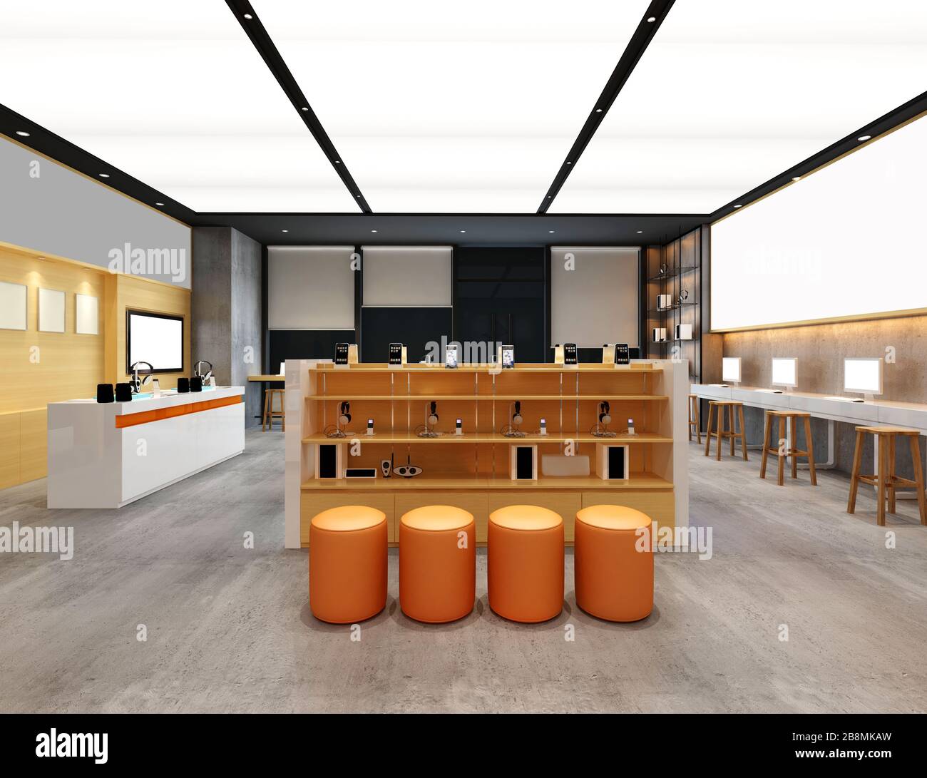 3d render technology devices store Stock Photo - Alamy