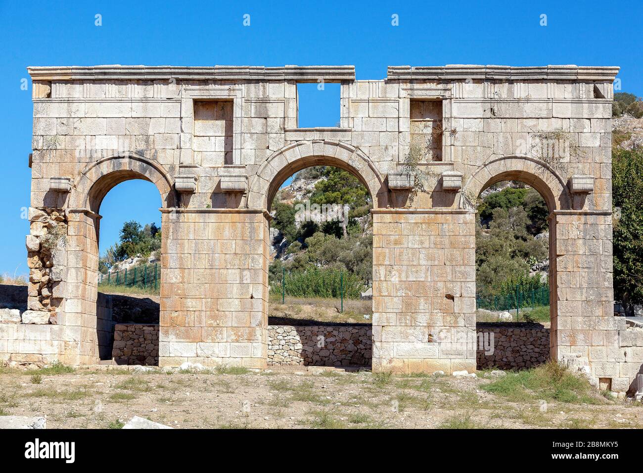 Ancient City Gate in Patara Stock Photo - Alamy
