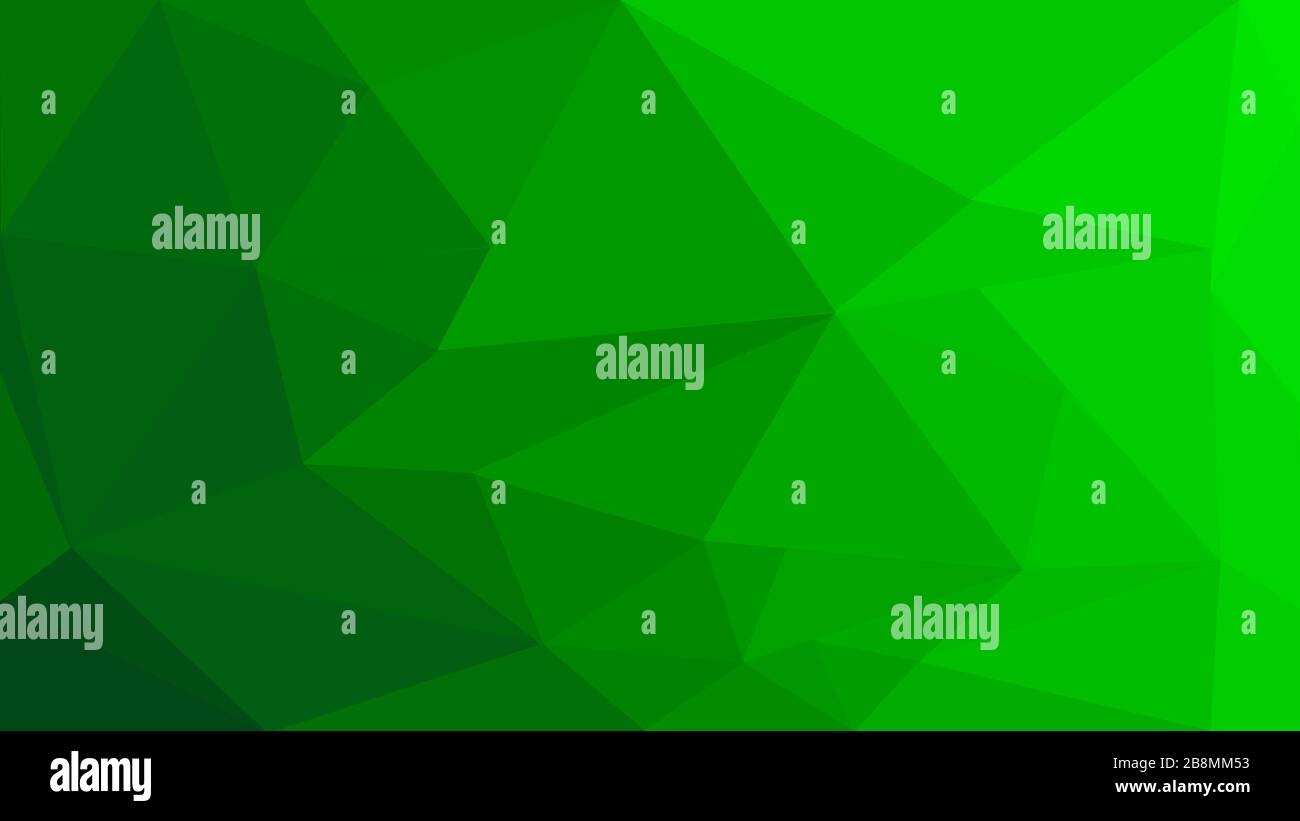 Abstract modern green low poly background. Green low poly art Stock ...