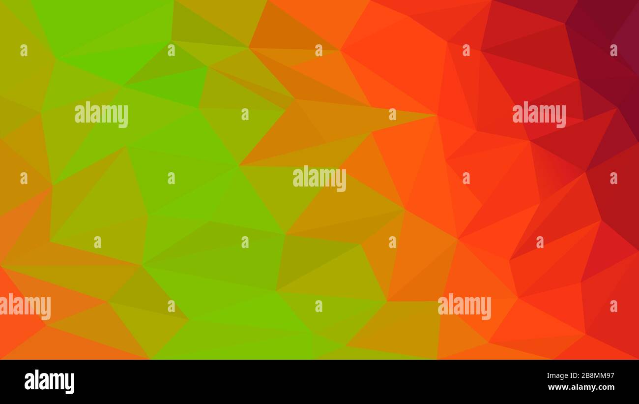 Colorful modern low poly concept illustration Stock Photo - Alamy