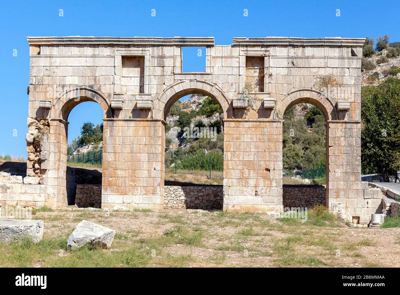 Ancient City Gate in Patara Stock Photo - Alamy