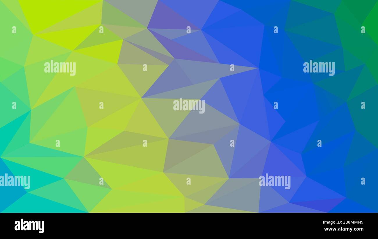 Beautiful colorful low poly concept illustration Stock Photo - Alamy