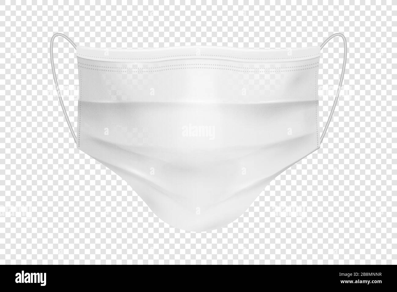 Vector 3d Realistic Blank Disposable Breathing Respiratory Medical ...