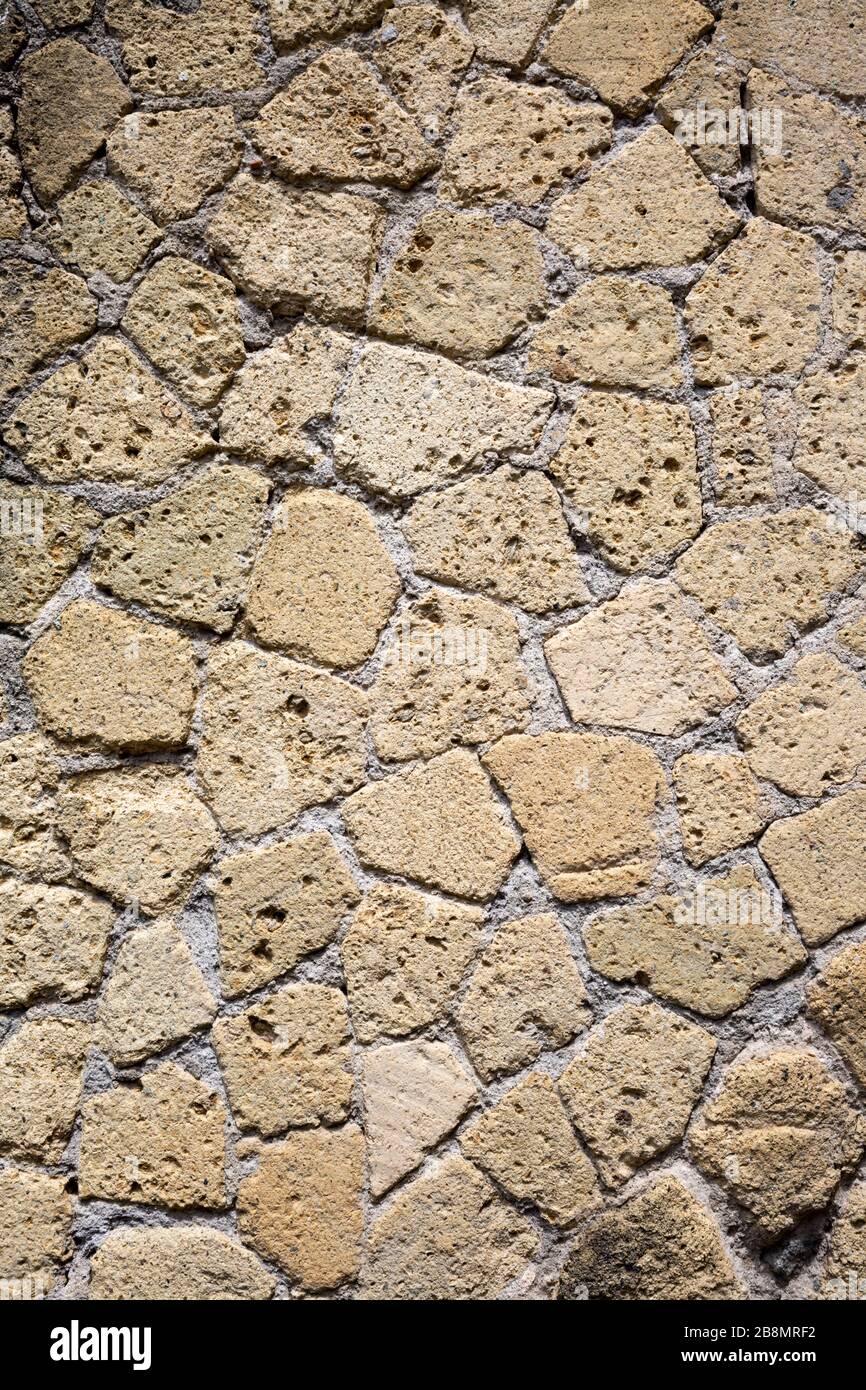 Ancient roman stone wall texture hi-res stock photography and images ...