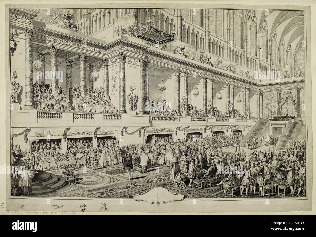 Jean michel moreau gravure hi-res stock photography and images - Alamy