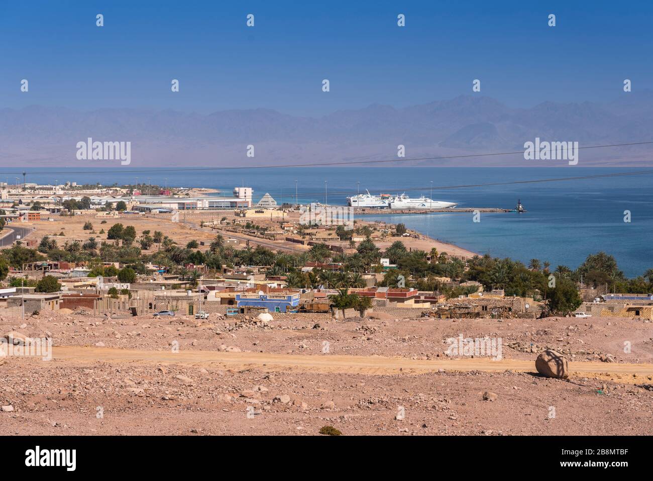 The Red Sea coastline near Nuweiba, Sina, Egypt Stock Photo - Alamy