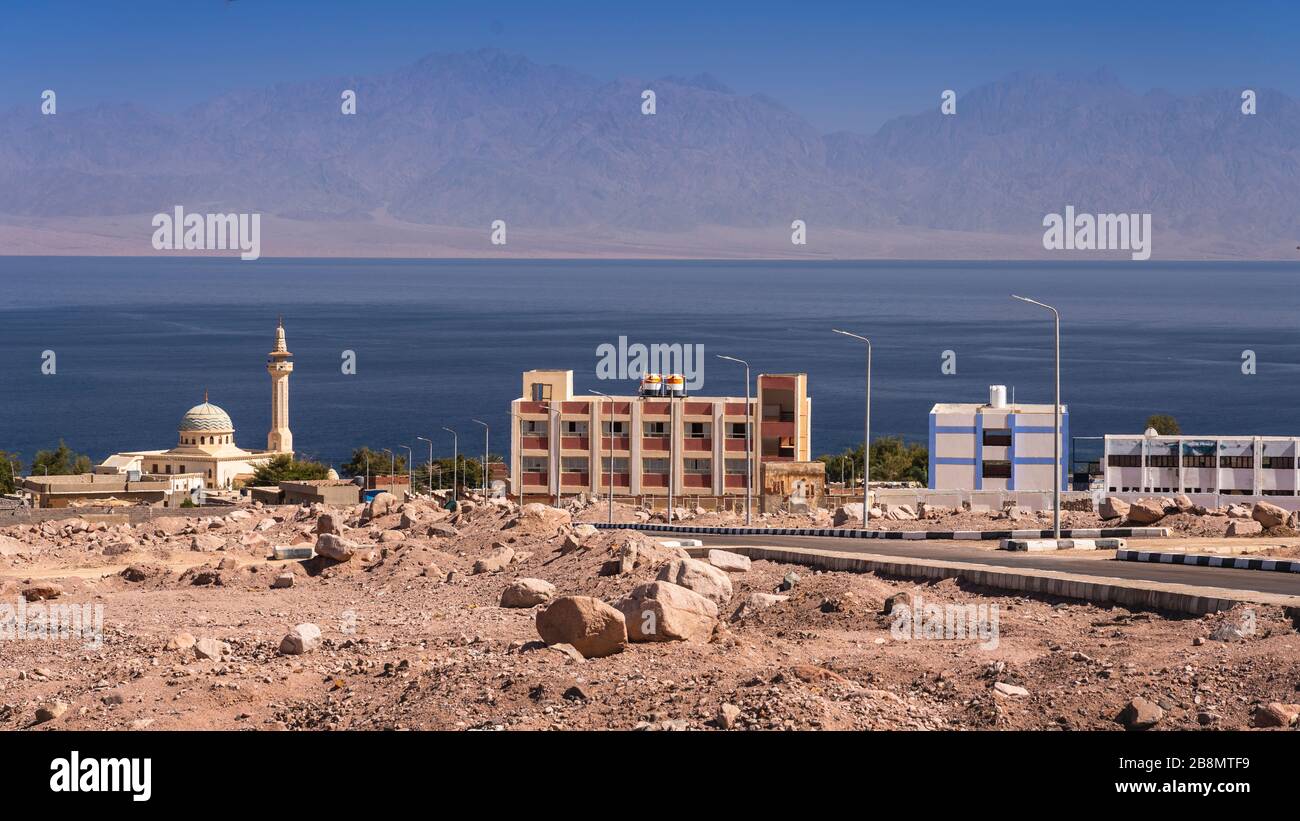 The Red Sea coastline near Nuweiba, Sina, Egypt Stock Photo - Alamy