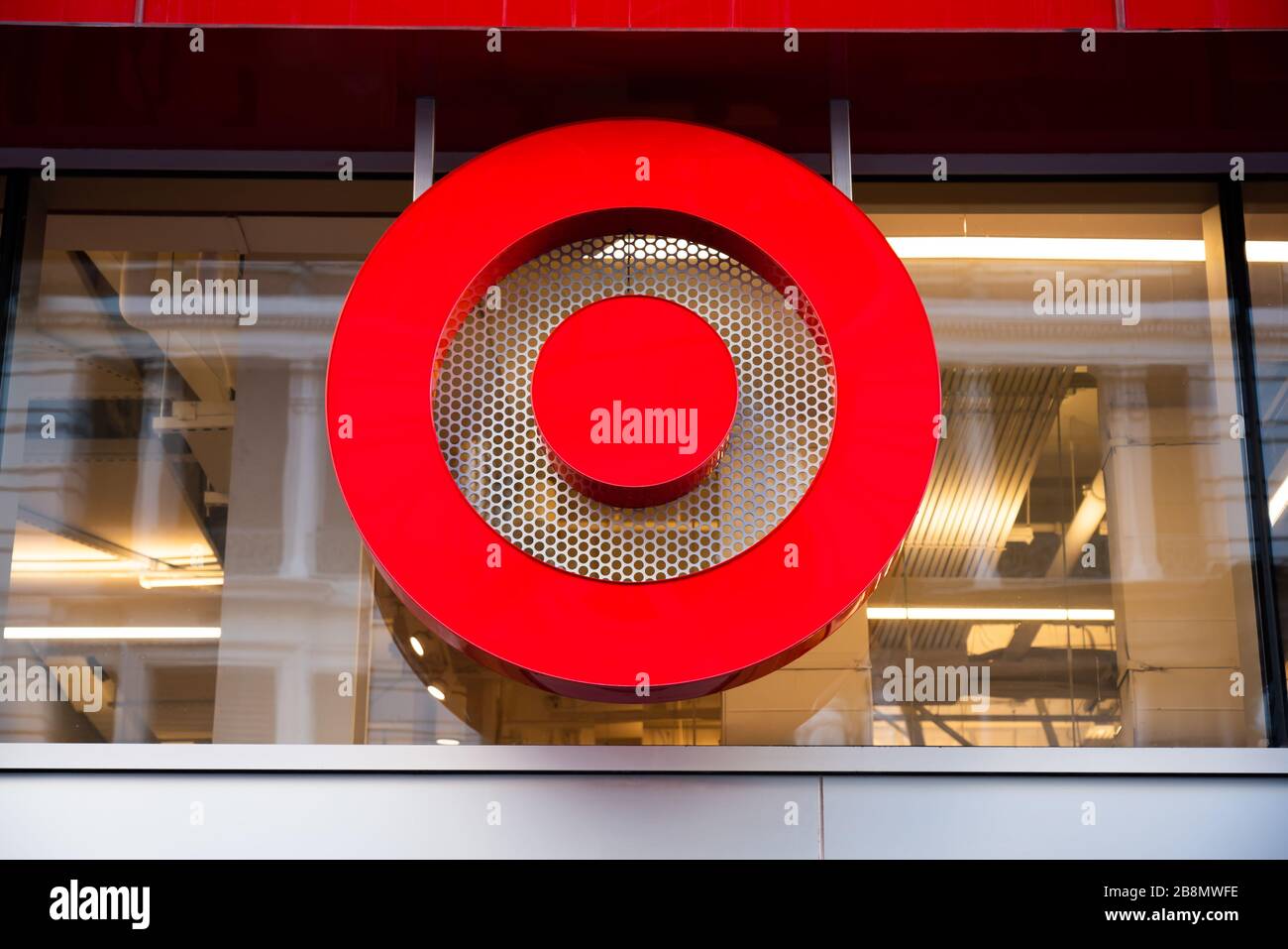 American retailer Target superstore logo seen at one of their stores ...