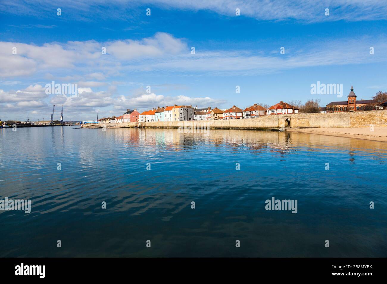 The seafront and Georgian terraced houses at the Headland in Old ...