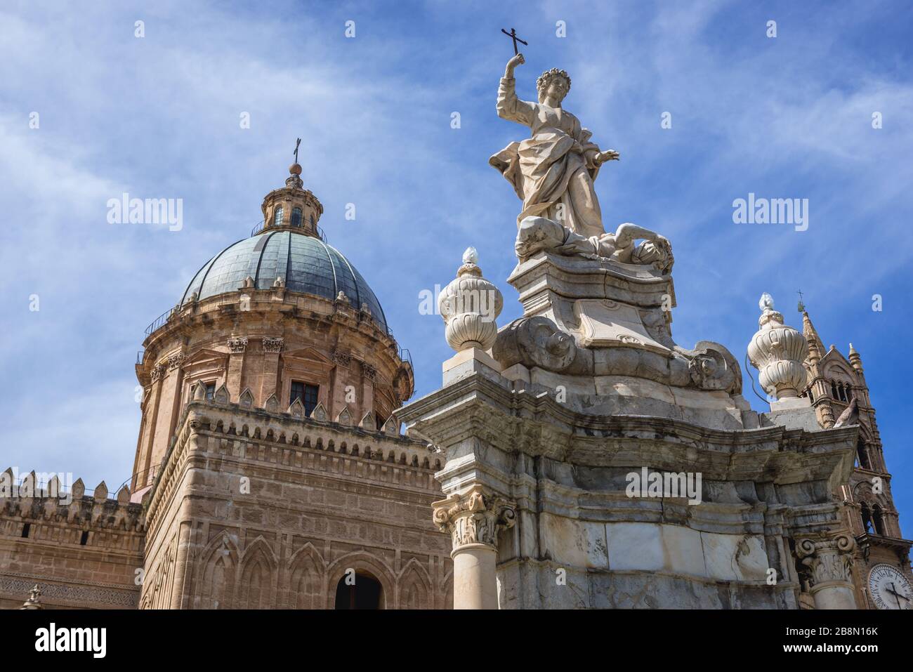 Santa rosalia statue palermo sicily hi-res stock photography and images ...