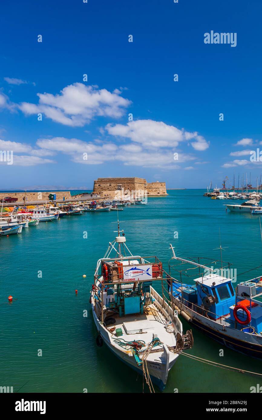 Venetian harbour heraklion hi-res stock photography and images - Alamy
