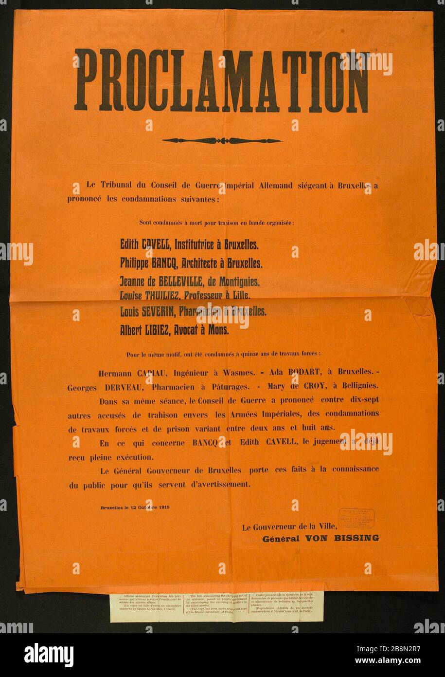 Proclamation of sentences hi-res stock photography and images - Alamy