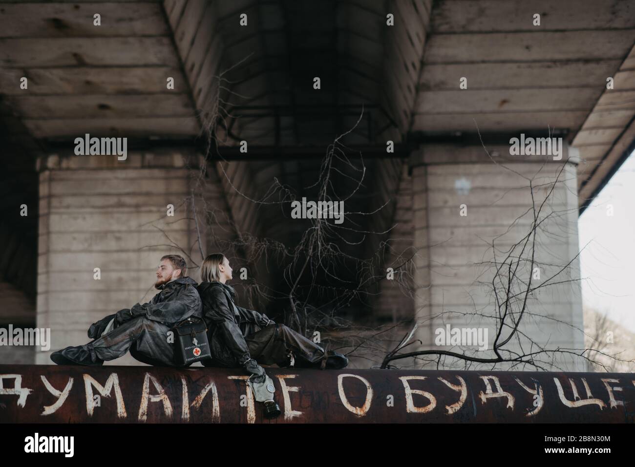 Pipe under bridge hi-res stock photography and images - Alamy