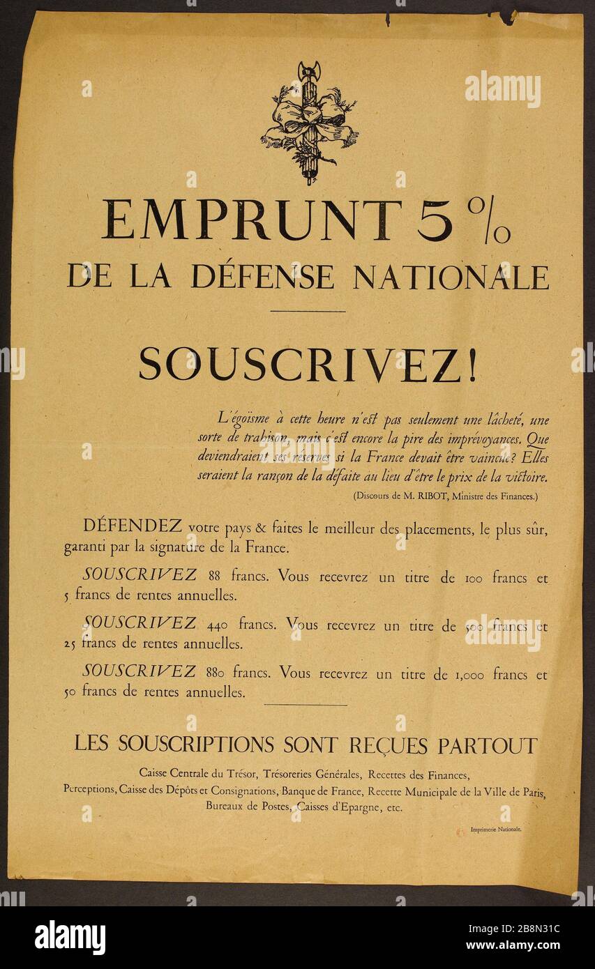 Affiche de propagande 1915 hi-res stock photography and images - Alamy