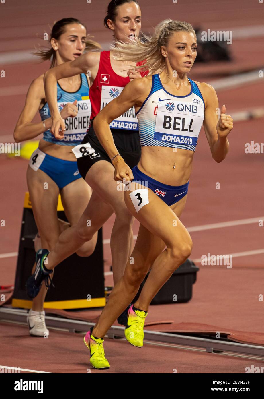 DOHA - QATAR - SEP 27: Alexandra Bell (GB & NI) competing in the Women ...
