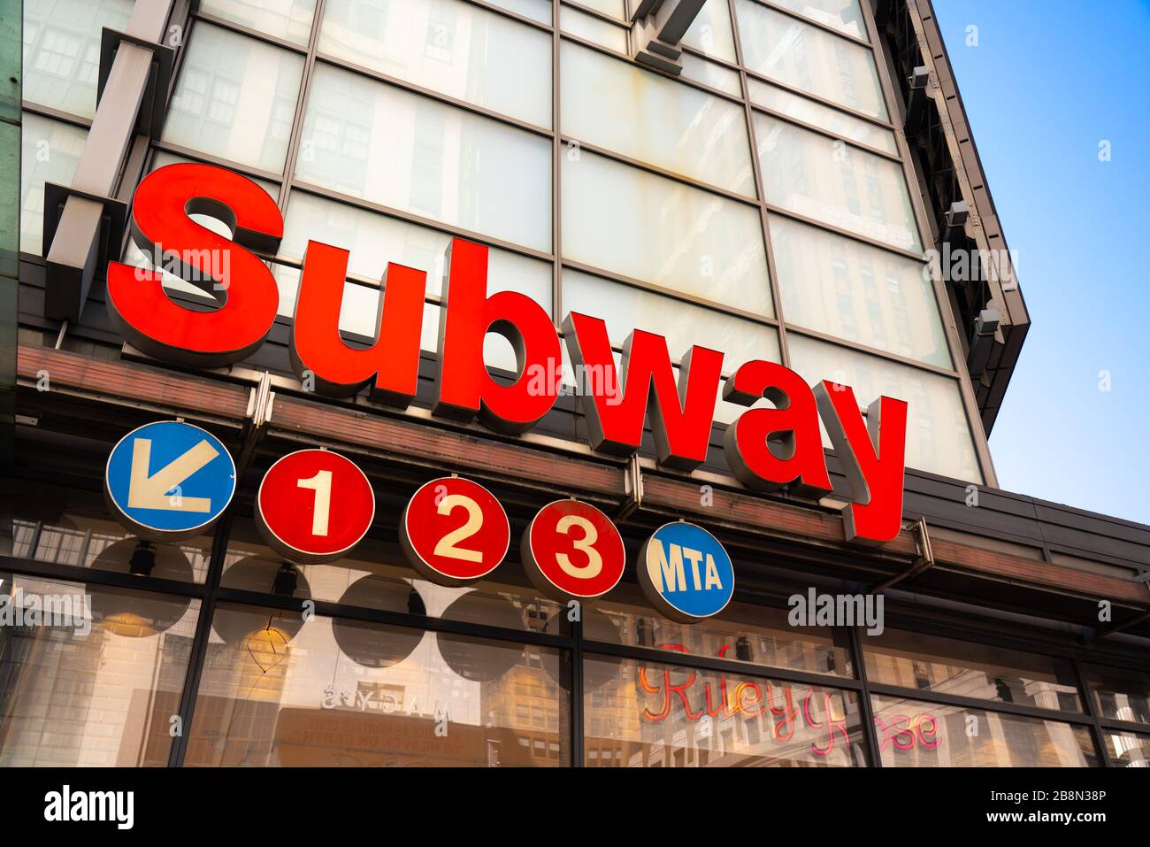 Subway route 1 hi-res stock photography and images - Alamy
