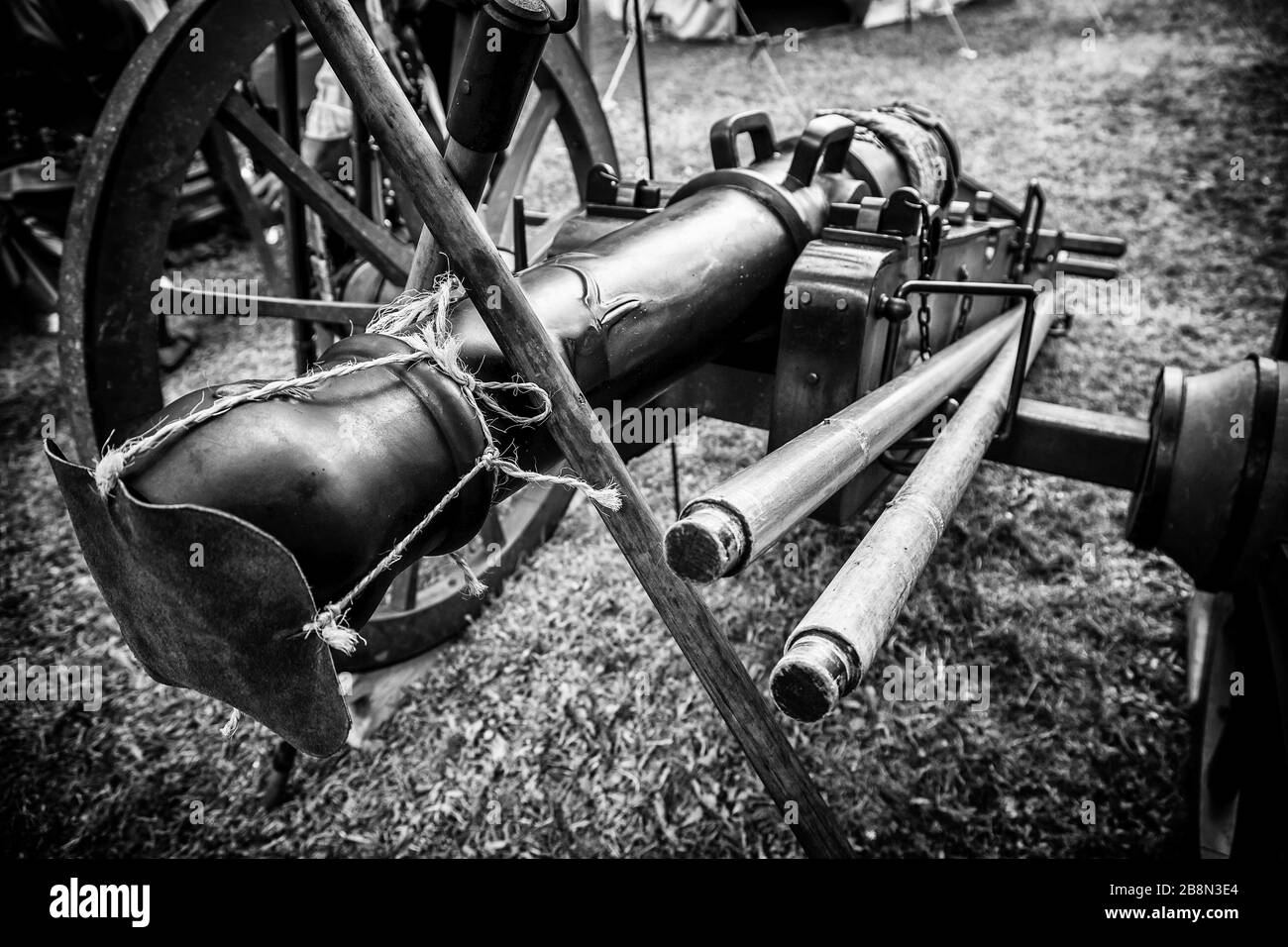 Old war cannon, detail of firearm Stock Photo - Alamy