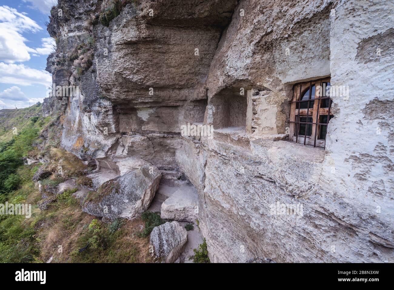 Terrace of cave chapel in Orheiul Vechi - Old Orhei historical and ...