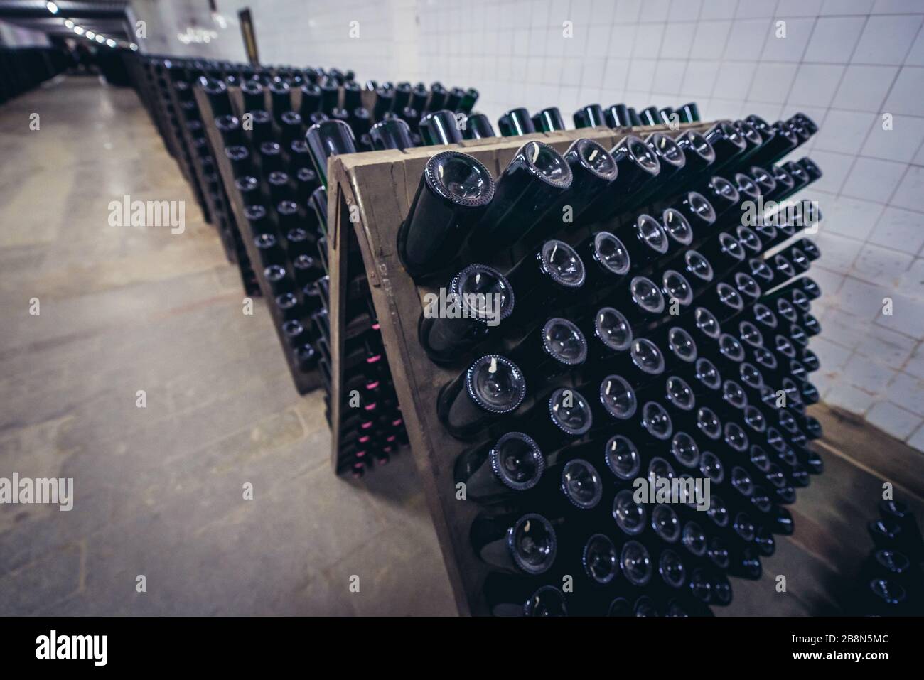 Riddling rack hi-res stock photography and images - Alamy