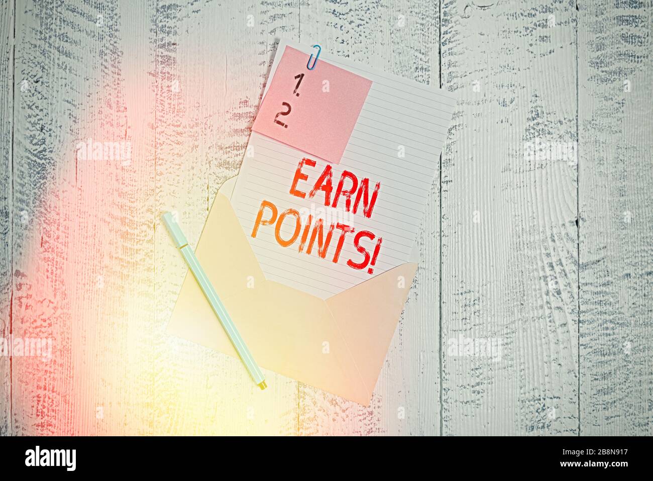 Text sign showing Earn Points. Business photo text collecting scores in ...