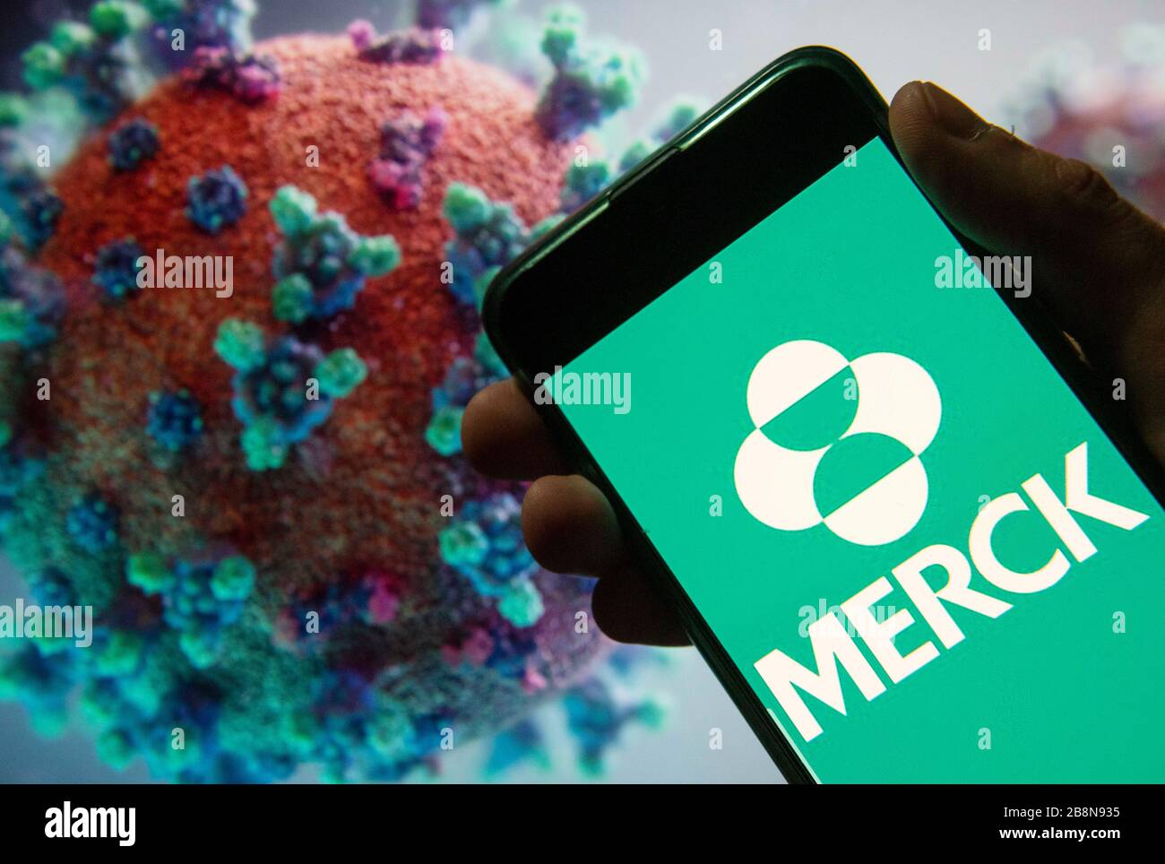 Merck logo hi-res stock photography and images - Alamy