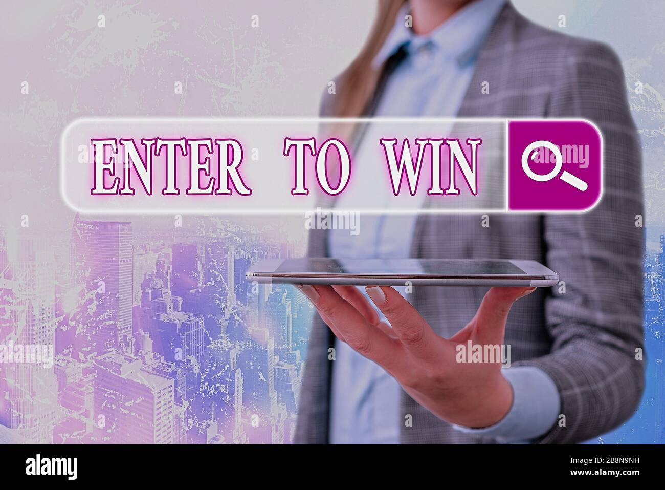 Conceptual hand writing showing Enter To Win. Concept meaning ...