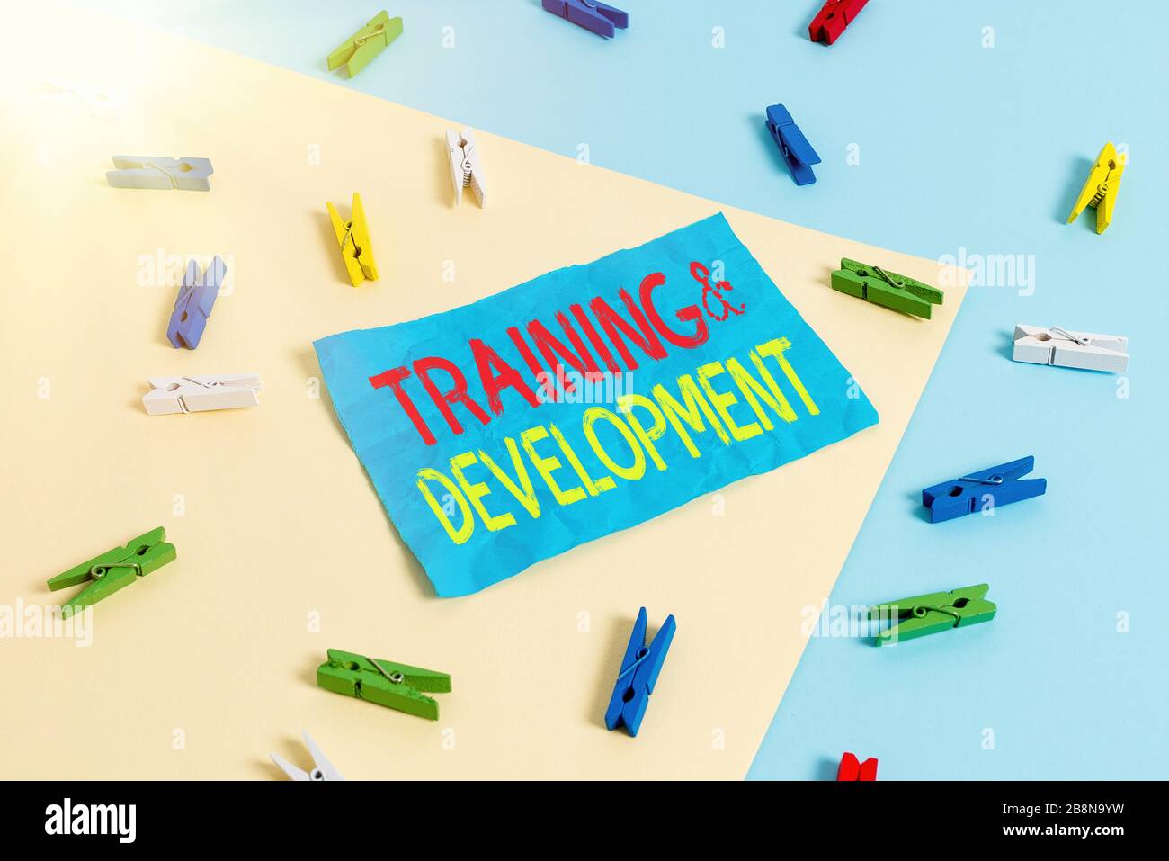 Conceptual hand writing showing Training And Development. Concept ...