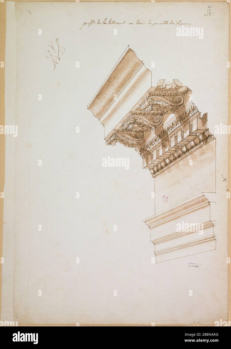 Peristyle du louvre hi-res stock photography and images - Alamy