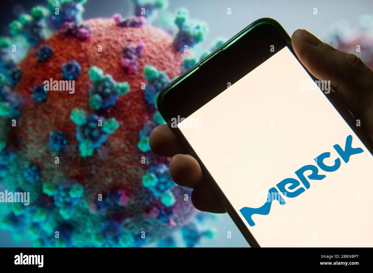 Merck logo hi-res stock photography and images - Alamy