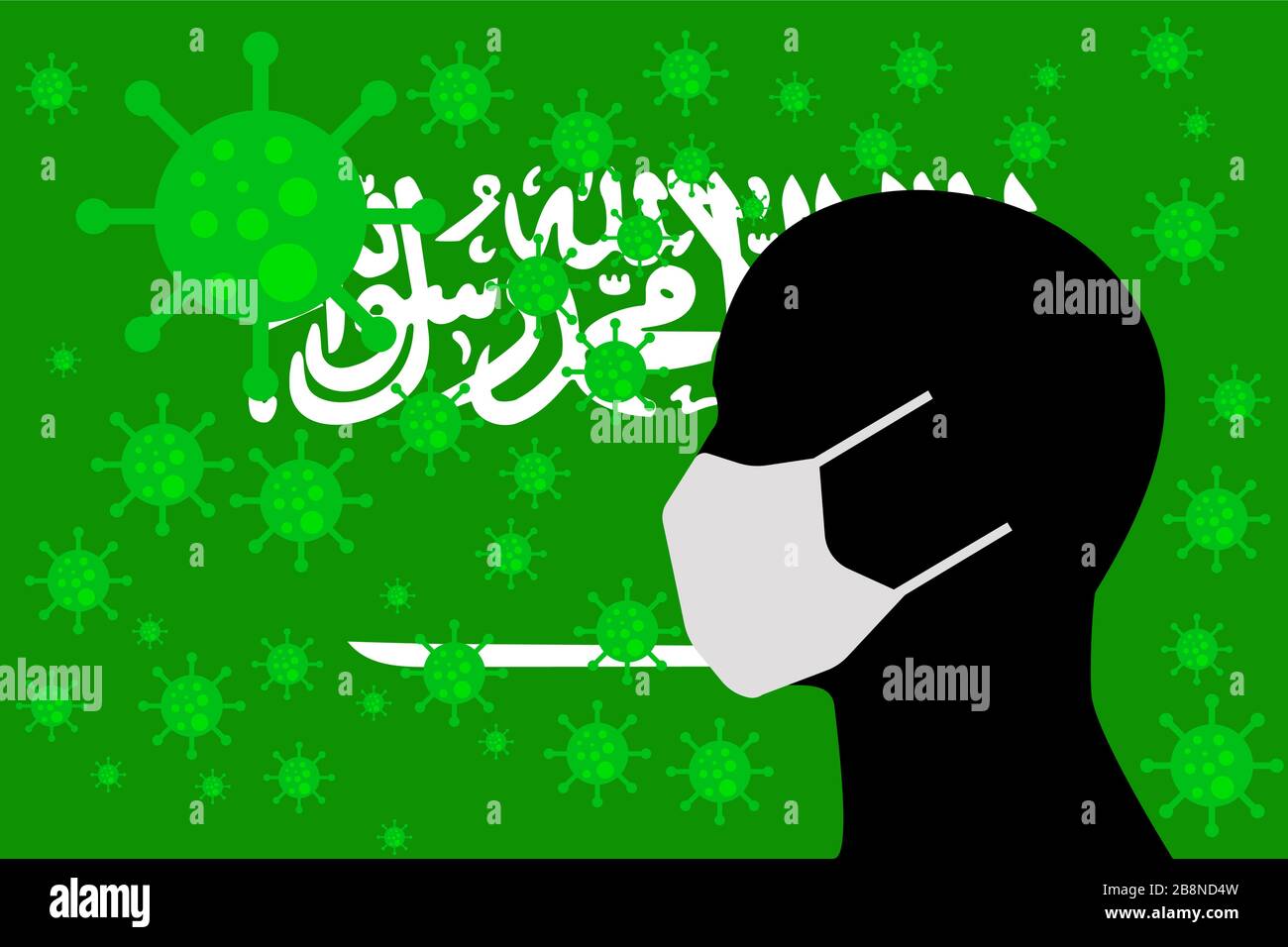 Saudi arabia masks covid Stock Vector Images - Alamy