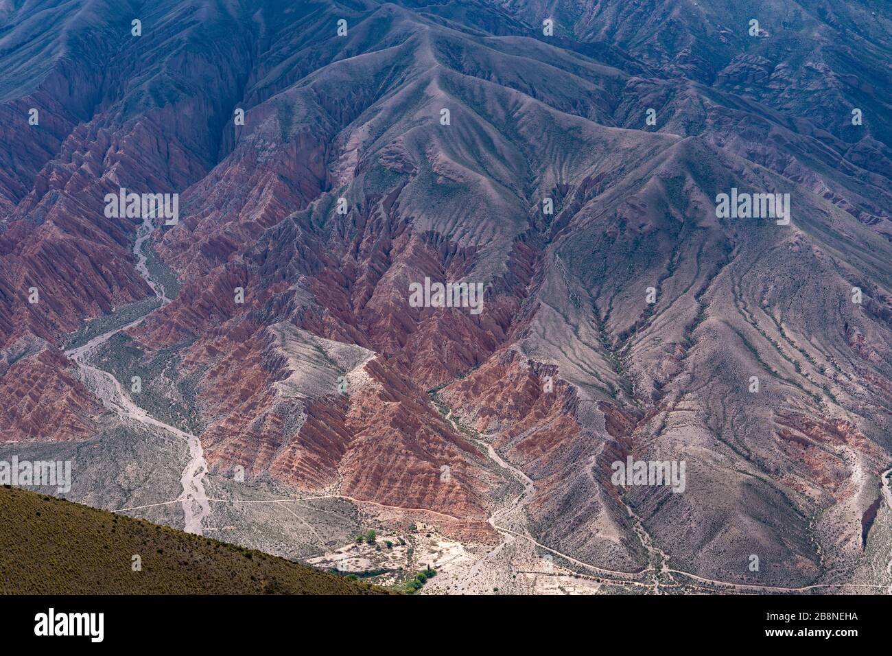 Mountains in Salta, og the border to Bolivia Stock Photo - Alamy