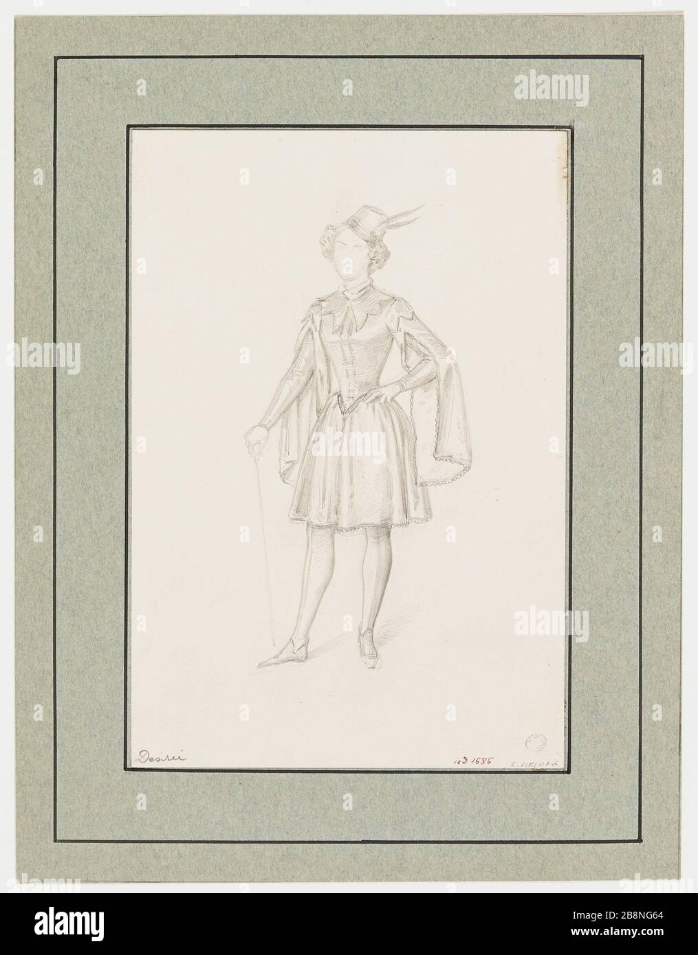 Portrait of the actress Desiree page (dummy Title Stock Photo - Alamy