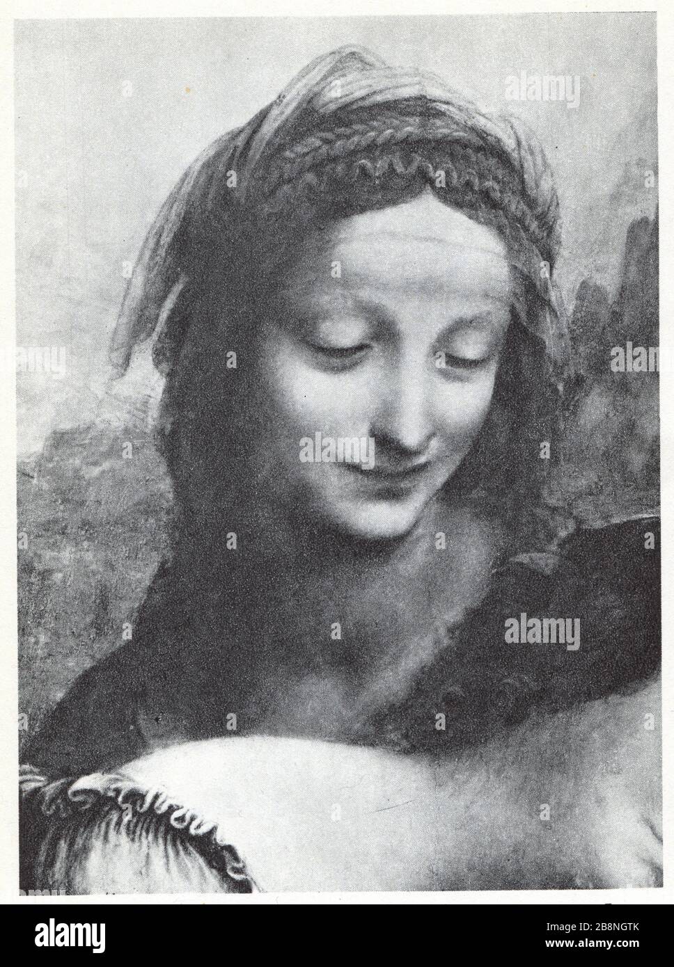 Head of st anne by leonardo da vinci hi-res stock photography and ...