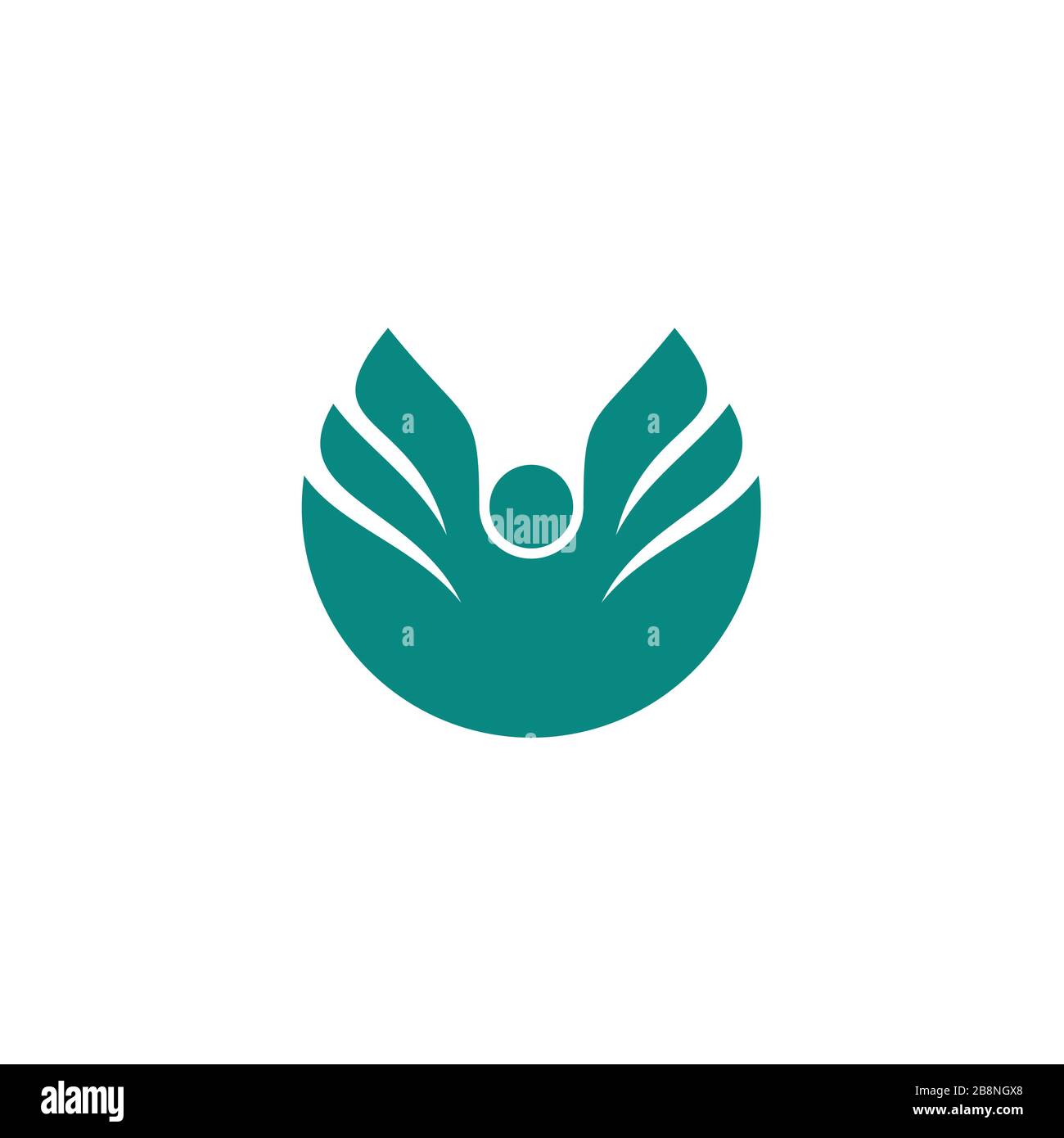 Abstract business logo, flat logo design Stock Vector Image & Art - Alamy